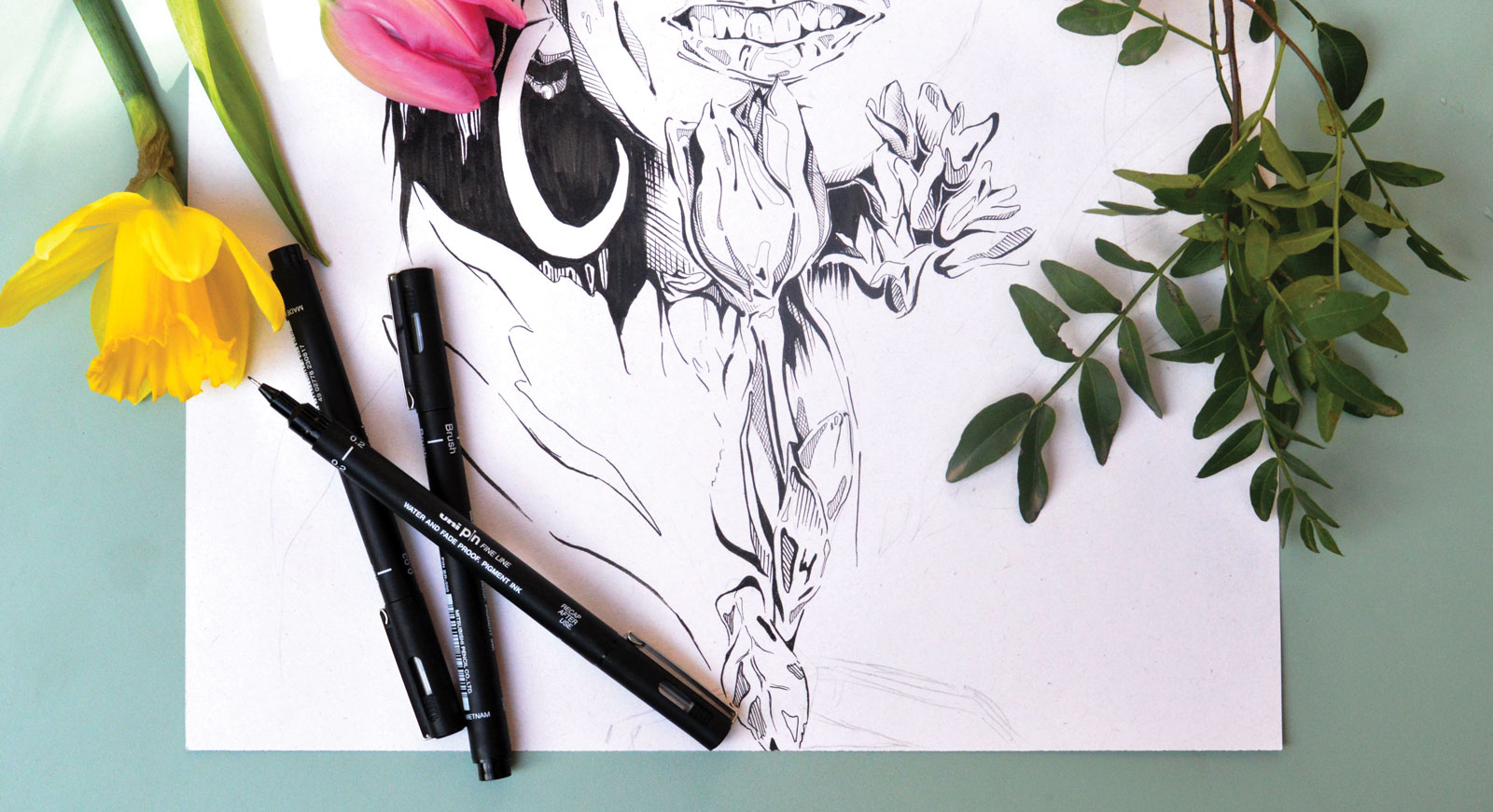 Pack illustrator PIN artist Heidi Sharp - uni-ball